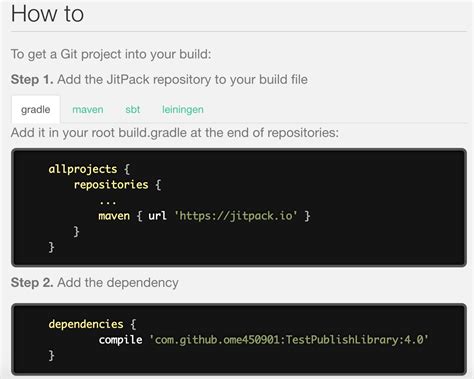 Publish An Android Library By Jitpack By 余威毅 Medium