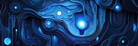 High Tech Blockchain Concept With Interconnected Network Nodes And