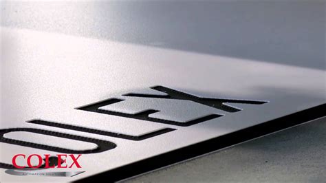 Engraving On Colex Sharpcut Flatbed Cutter Youtube