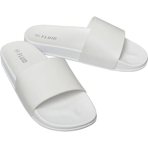 Buy Fluid Mens Sliders White
