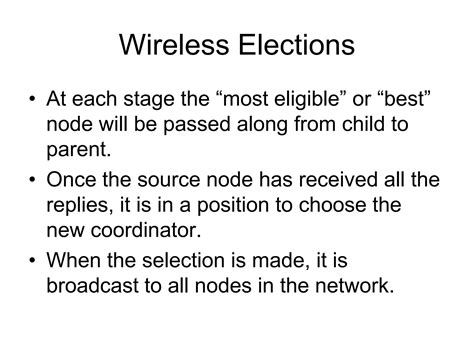 Election Algorithms Ppsx