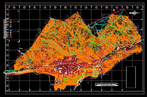 Loja Topographical Map Dwg Block For Autocad • Designs Cad