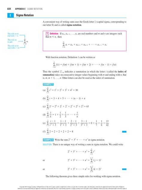 Sigma Notation For Integrals James Pdf Summation Mathematics
