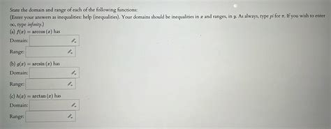 [answered] State The Domain And Range Of Each Of The Following Kunduz