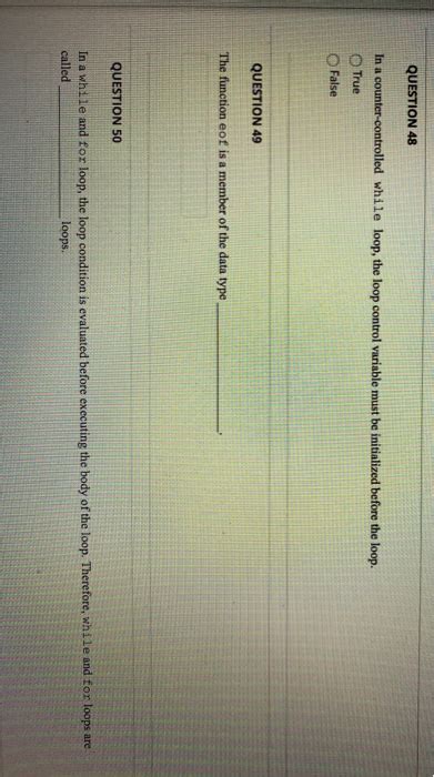 solved question 47 consider the following code int limit