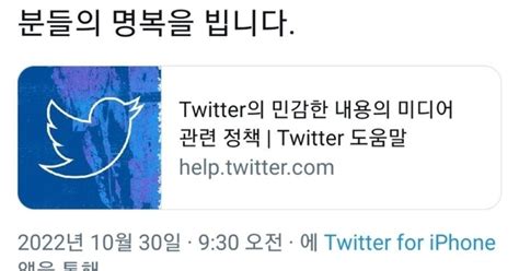 이태원 참사 소셜미디어·포털 피해자영상·허위사실 유포 자제해달라