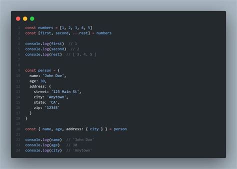 Oleksiy Vano On Linkedin Destructuring Is A Powerful Feature In Javascript That Allows Developers