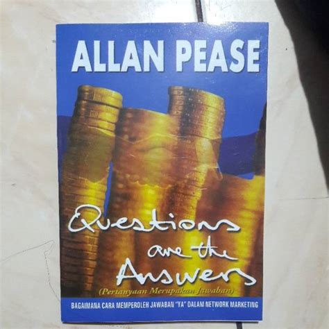 Jual Questions And The Answers Allan Pease Terjemahan Indonesia
