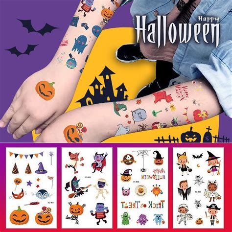스마트보이 Kc인증 할로윈 어린이 타투 스티커 페이스 문신스티커 Ec Sc 32종할로윈타투할로윈스티커할로윈분장어린이판박이스티커타투스티커물놀이스티커어린이헤나