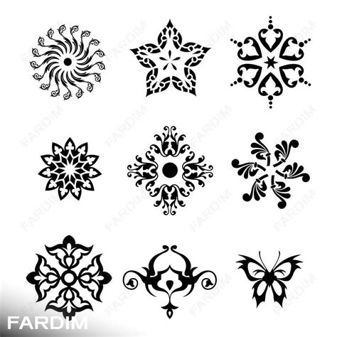 وکتور گل کد 30 دانلود طرح