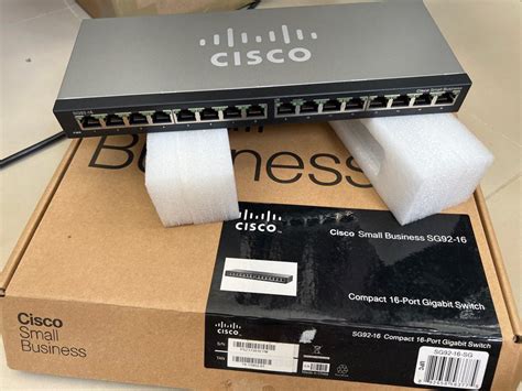 Cisco 16 Port Gigabit Switch SG92 16 Computers Tech Parts Accessories Networking On Carousell
