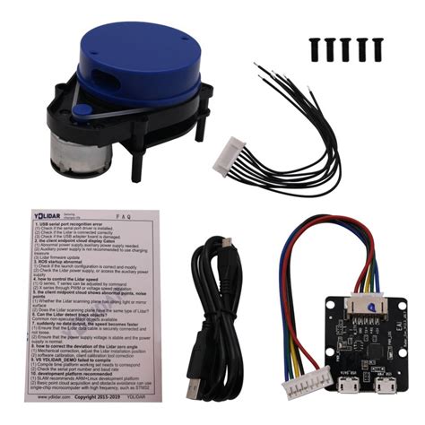 Ydlidar X4 360° Laser Range Scanner Laser Radar Scanner Sensor Module 10m For Ros 3d