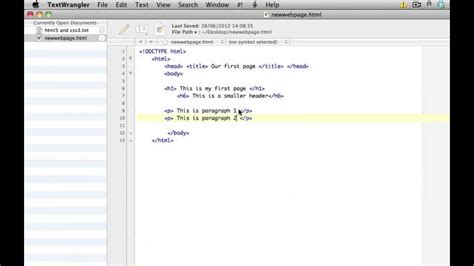 Beginner Html And Css Tutorial 3 Break Header Tags And Paragraphsmov