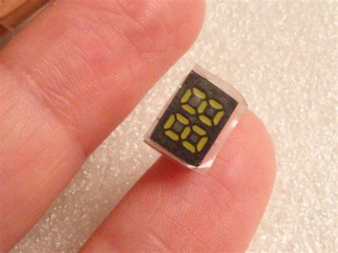 Teeny Tiny Ultra Miniature 2 Digit 7 Segment Display Buy 7 Segment