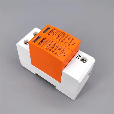 Tomzn 2 Pole 600v Dc Surge Protector Device General Power Electric