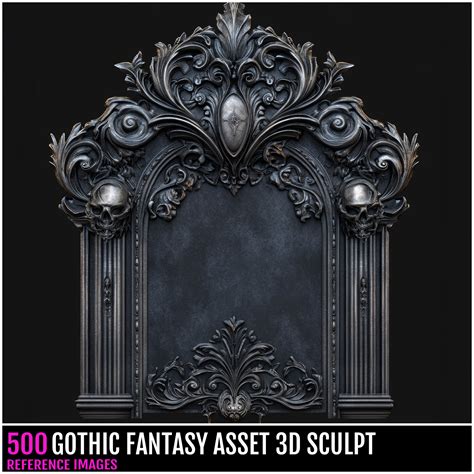 Isabelle ¥¥ 500 Gothic Fantasy Asset 3d Sculpt