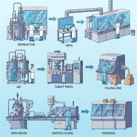 With A Bioreactor Followed By Hepa Filtration Api Synthesis Stock
