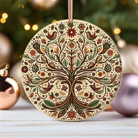 Tree Of Life Ornament Spiritual Decor For Home And Family Gift Symbolizing Growth And Connection