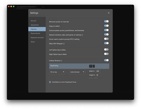 Keybinding Option` Stop Works After Update To Latest V020220425