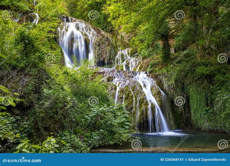 Krushuna Falls In Bulgaria Near The Village Of Krushuna Letnitsa Stock