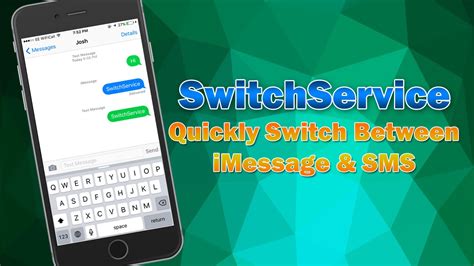 Quickly Switch Between IMessage And SMS SwitchService Cydia Tweak Review YouTube