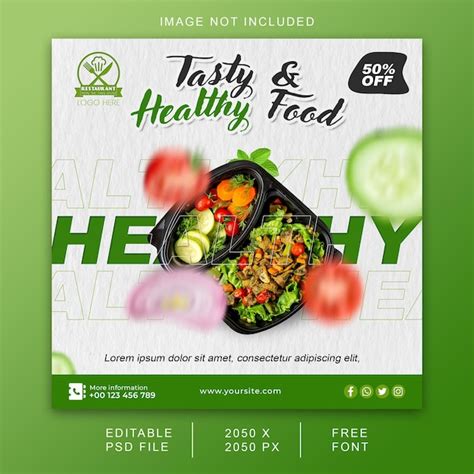 Premium Psd A Box For A Healthy Food Advertisement For A Healthy Diet