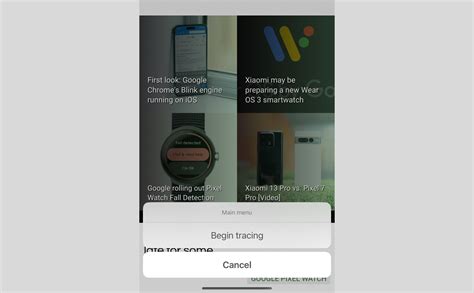 Hình ảnh Google Chrome trên iPhone nhưng chạy bằng engine Blink thay