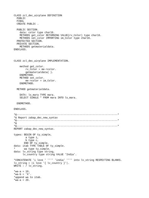 03 Abap And Sql Syntax Pdf