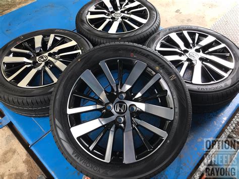 ล้อแม็กป้ายแดง Honda City E Hev Rs ขอบ16 พร้อมยาง Yokohama 185 55 R16 ปี22 อ๊อฟชั่นวีล Thaipick