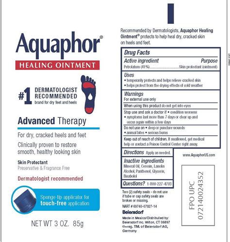 Aquaphor Active Ingredient Aquaphor Topical Uses Side Effects