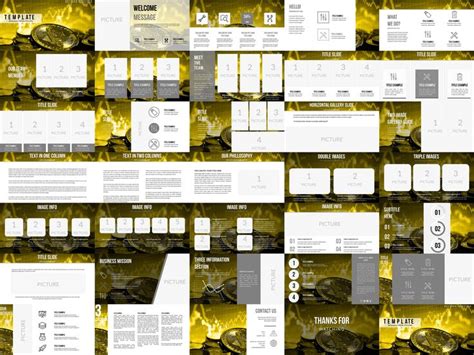 bitcoin price index powerpoint templates