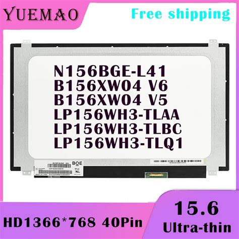 Hd Replacement Screen For Laptop 156 Slim Laptop Lcd Screen B156xw04