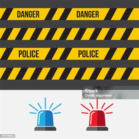 경찰 성 노출 증 사이렌 벡터 세트 사이렌 경찰 빛 아이콘 평면 벡터 경찰 차량 조명등에 대한 스톡 벡터 아트 및 기타 이미지 경찰 차량 조명등 구급차 긴급 사이렌