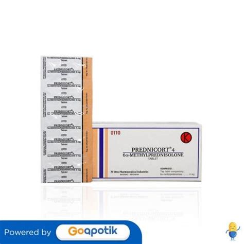 Jual Prednicort 4 Mg Box 50 Tablet Shopee Indonesia