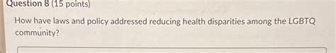 Solved Question 8 15 ﻿pointshow Have Laws And Policy