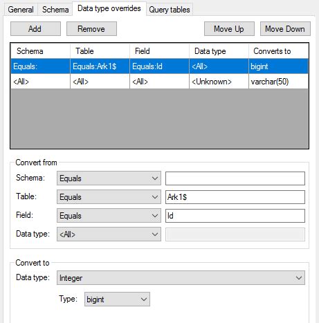Using The Override Data Type Feature TimeXtender Support