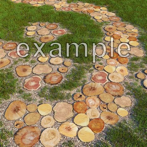 3d Wood Log Slices Turbosquid 2096029
