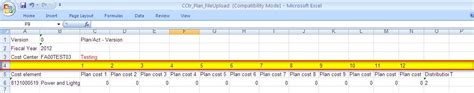 Excel Plan Uploading By Period SAP Community