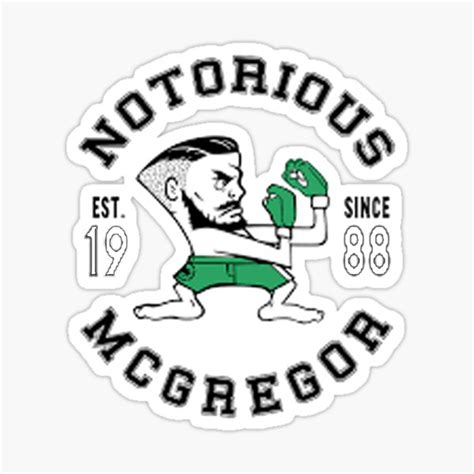 Notorious Sticker For Sale By Esquad Redbubble