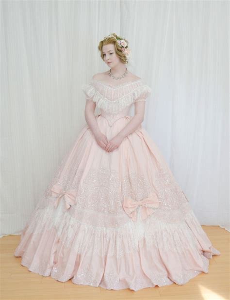 1860s Evening Gown Angela Clayton 7872 Old Dresses Fancy Dresses