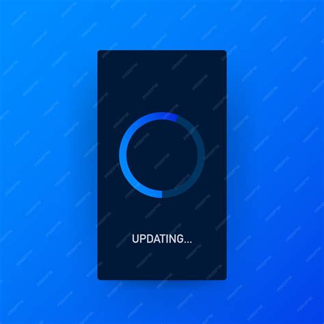 Premium Vector System Software Update Data Update Or Synchronize