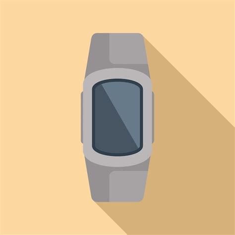 Premium Vector Display Digital Device Icon Flat Vector Armlet Tech