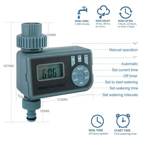 Programmable Hose Faucet Digital Timer Outdoor Irrigation Water Garden Lawn EconoSuperStore