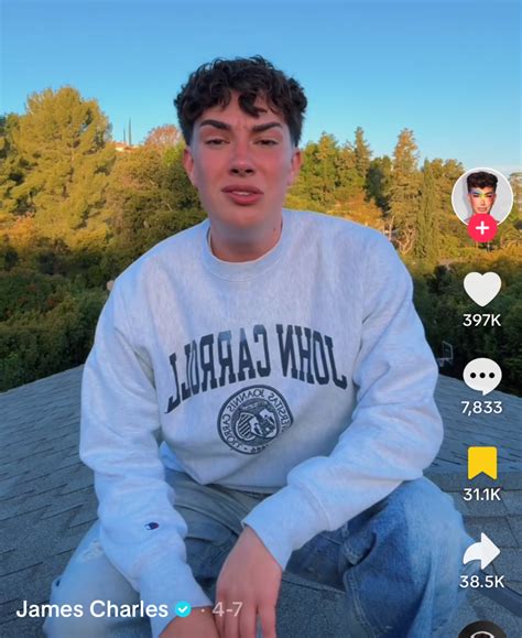 Influencer James Charles Wears Jcu Merch In Tiktok The Carroll News