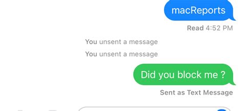 will a text message be delivered if you are blocked on iphone macreports