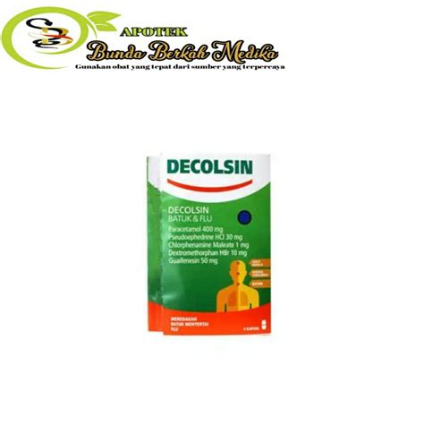 Decolsin Tablet 1 Strip Lazada Indonesia