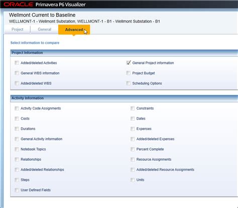 Primavera P6s Schedule Comparison Feature Explained Ten Six
