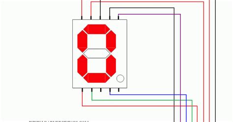 circuit to control a seven segment display by 7490 4511 and a press