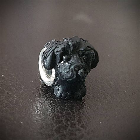 Black Cockapoo Polymer Clay Charm Bead To Fit Pandora Bracelets Etsy