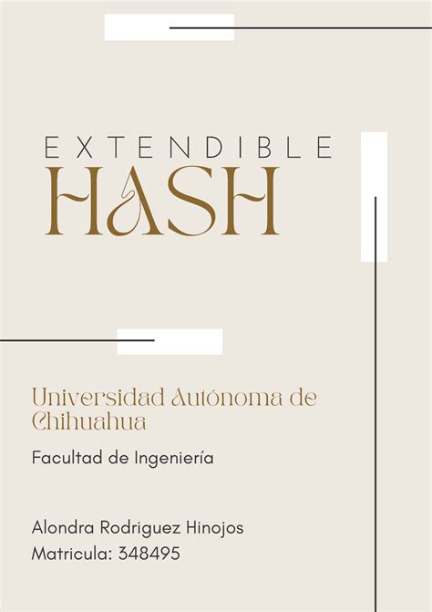 Hash Extendible Cada Bloque Contiene Una O Más Ubicaciones De